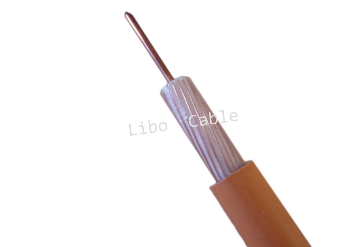 75 ohm Leaky Feeder Cable , SLYWV-75-10 MSHA Certified Leaky Cable For ...