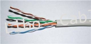 High Transmission CAT 5E Cable , Unshielded Twisted Pair Cable , UTP ...