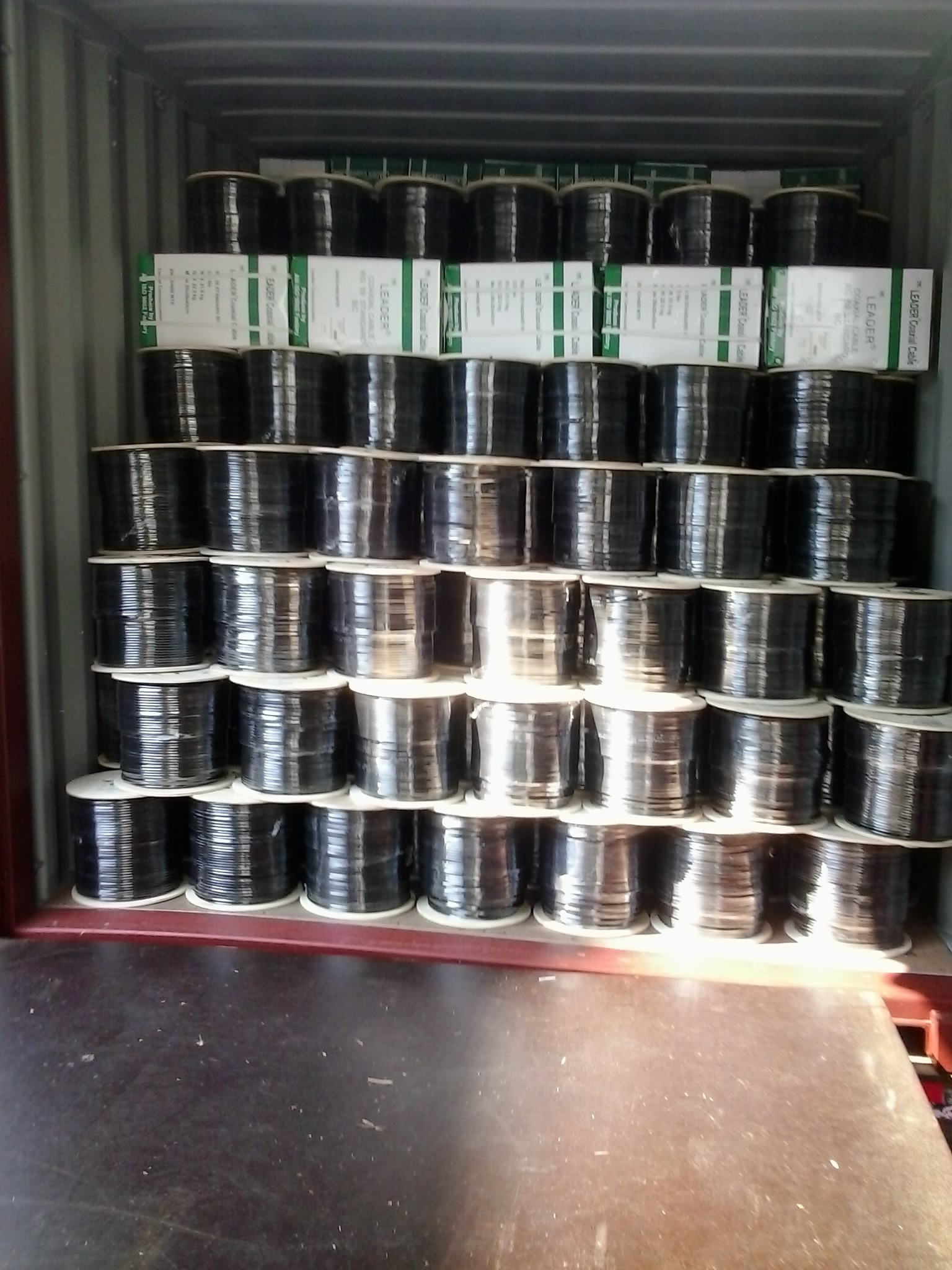 Quad-Shield RG6 Coaxial Cable 75 ohm CCTV Coaxial Cable with PVC PE Jacket