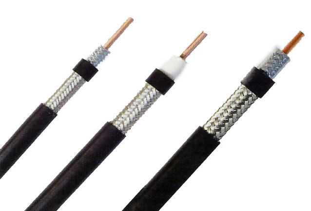 RG540 Braid Cable With Bare Copper Conductor , 75 Ohm Coaxial Cable for ...