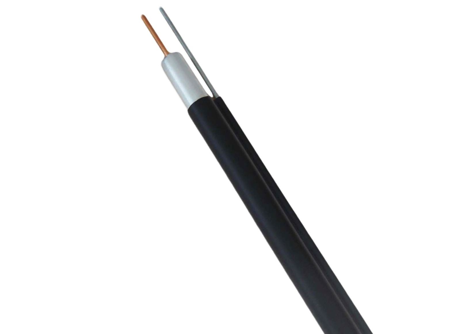 Distribution 500 CATV Aluminum Trunk cable 500 Coaxial Cable with Messenger