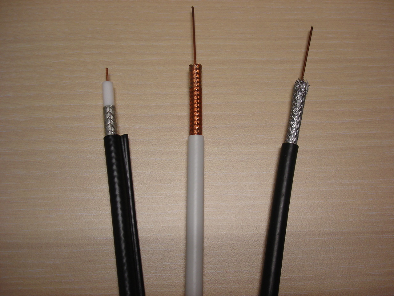 CATV RG6 Coaxial Cable With Jelly 75 ohm Cable With Bare Solid Copper ...