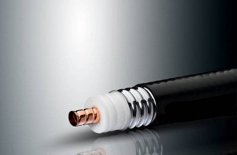 Helix Wrinkle Copper Tube RF Coaxial Cable , 1-1/4 Inches Microwave ...
